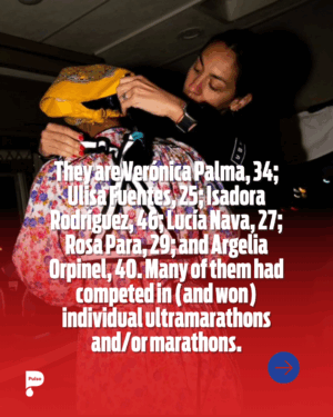 6 indigenous Rarámuri women made history by completing the Speed ...